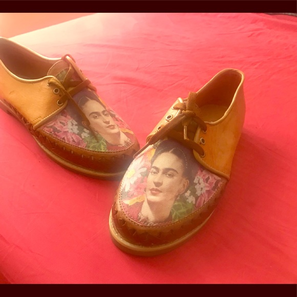 Shoes | Frida Kahlo Genuine Authentic Leather Shoes | Poshmark